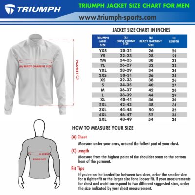 India Tri Color Sports Jacket For Men - Triumph Sportswear Design ...