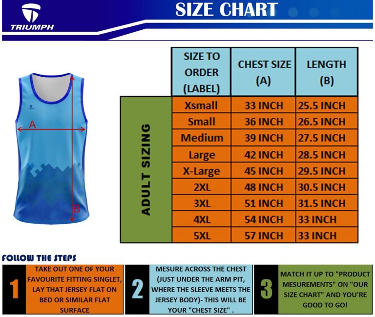 Men's Running Vest / Singlet - Triumph Sportswear Design Studio Pvt Ltd